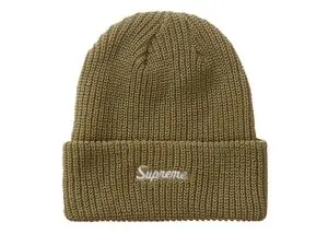 Supreme Loose Gauge Beanie Taupe