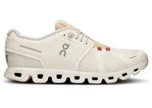 On Running Cloud 5 Pushin Sneakers - Ivory/savannah