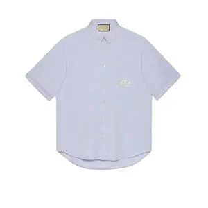 Gucci X Adidas Oxford Cotton Shirt