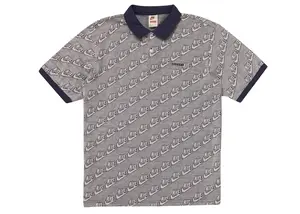 Supreme Nike Jacquard Polo Shirt Navy