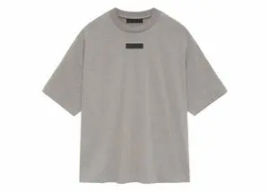 Fear Of God Essentials Core Collection Short Sleeve Tee Shirt - Heather Grey