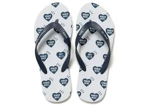 HUMAN MADE Heart Flip Flops