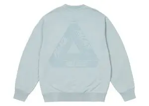 PALACE Spray Tri-ferg Crew - Hazy Blue