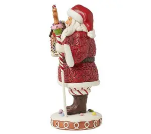 JIM SHORE Gingerbread Santa Staff Figurine