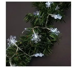 LUMABASE B/o Led Mini Snowflake String Lights S/2
