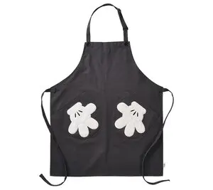 Disney Home Monochrome Apron With Glove Pockets - One-color