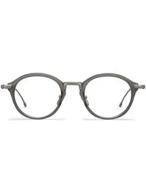 Thom Browne Round-frame Glasses - Silver
