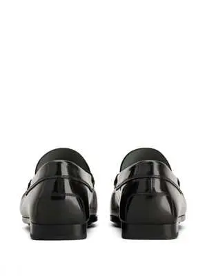 TOD'S Gommino Leather Loafers - Black