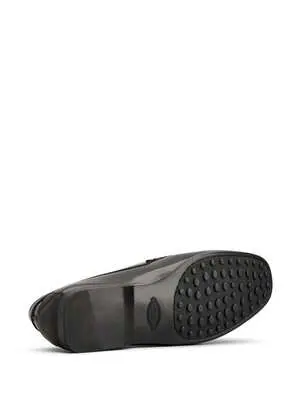 TOD'S Gommino Leather Loafers - Black