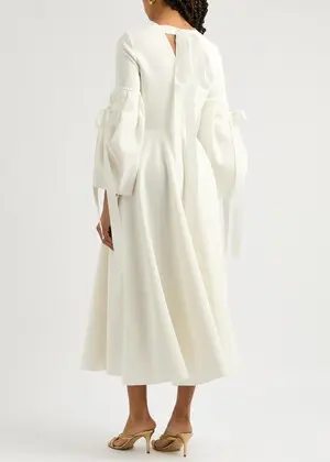 ROKSANDA Calmina Bow-embellished Midi Dress