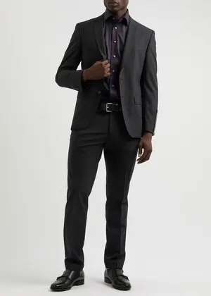 Eton Cotton-twill Shirt - Navy