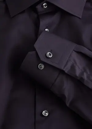 Eton Cotton-twill Shirt - Navy
