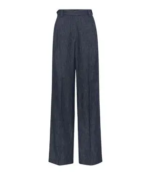 Brunello Cucinelli Relaxed Tailored Trousers - Blue