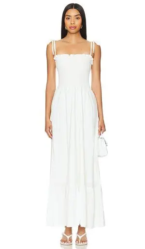 Peixoto X Eddie Maxi Dress - White