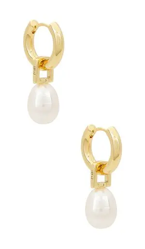 LUV AJ Amalfi Huggie Earrings - Gold