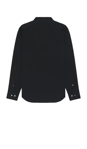 Theory Sylvain Structure Knit Shirt - Black