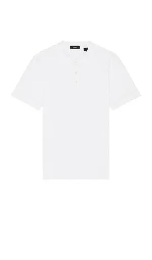 Theory Bron Cotton Polo - White