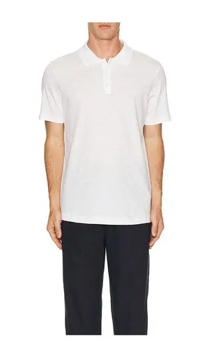 Theory Bron Cotton Polo - White