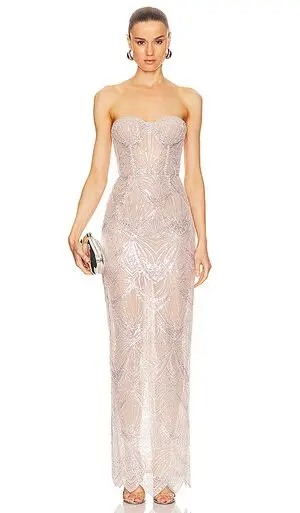 Bronx And Banco Sequined Evening Dresses