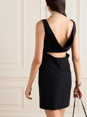 Givenchy Cutout Draped Mini Dress