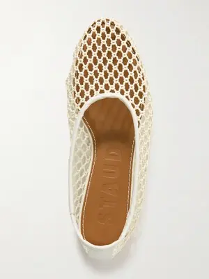 Staud Alba Crocheted Ballet Flats