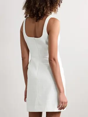 Veronica Beard Sabra Cotton-blend Tweed Mini Dress