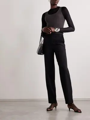 Co Ribbed Cashmere Tank
