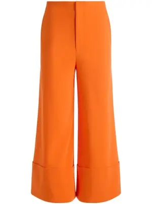 Alice + Olivia Andra Cropped Trousers