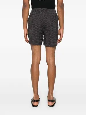 OAS Company Waffle-knit Deck Shorts - Grey
