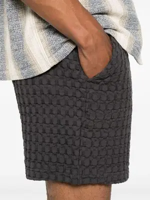 OAS Company Waffle-knit Deck Shorts - Grey