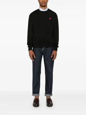 Kenzo Tapered-leg Pinstriped Jeans
