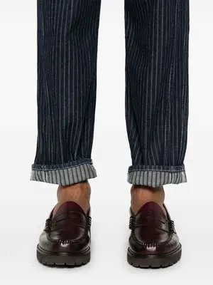 Kenzo Tapered-leg Pinstriped Jeans
