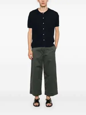 SOULLAND Ciel Ribbed Polo Shirt