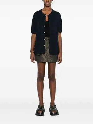 SOULLAND Ciel Ribbed Polo Shirt
