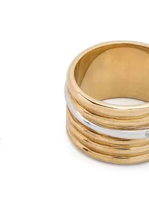 Yvonne Léon 9kt And Diamond Semainier Ring