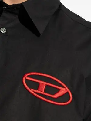 DIESEL® S-simply-d Cotton Shirt - Black