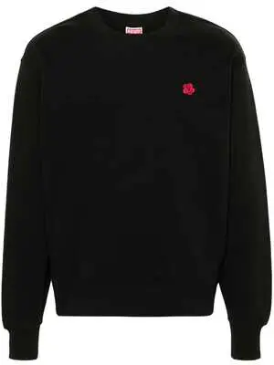 Kenzo Boke Flower-patch Cotton Sweatshirt