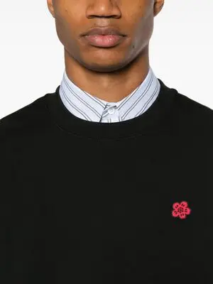 Kenzo Boke Flower-patch Cotton Sweatshirt