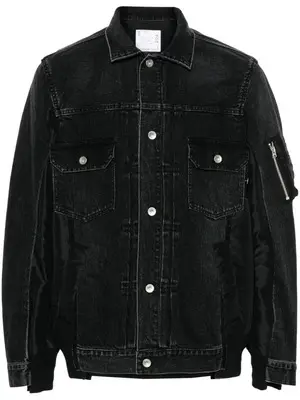 Sacai Patchwork Denim Jacket