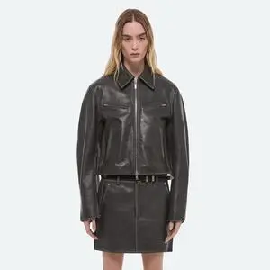 Helmut Lang Leather Biker Jacket