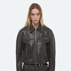 Helmut Lang Leather Biker Jacket