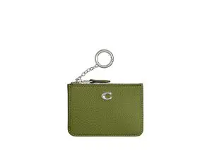COACH Essential Mini Id Card Case Handbags Black Green