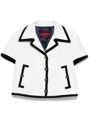 Gucci Tweed Jacket - White