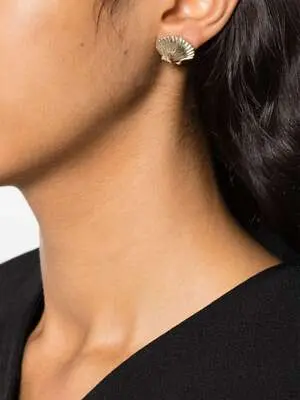 Mateo 14kt Yellow Venus Shell Stud Earrings