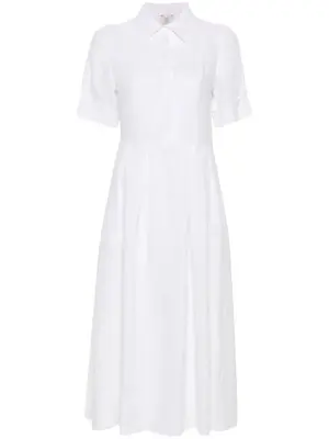 Eleventy Linen Midi Dress
