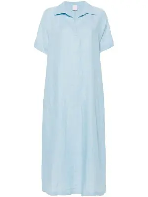 Eleventy Linen Shift Maxi Dress