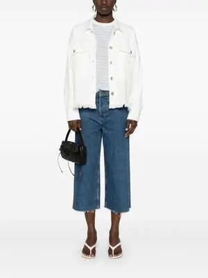 Eleventy Fringe Twill Shirt - White