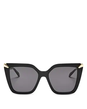 BVLGARI Square Sunglasses, 55mm