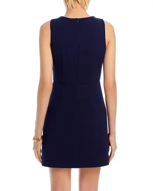 Aqua Sailor Button Dress Exclusive - Navy