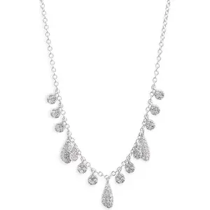 Meira T Diamond Charm Necklace - White Gold